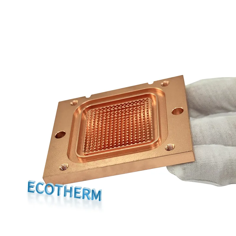 Radial Fin Copper Forging Heat Sink for Telecom Routers